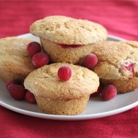 Leftover Cranberry Sauce Muffins