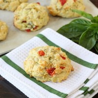 Artichoke, Roasted Red Pepper, & Feta Biscuit Recipe
