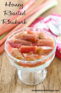 Honey Roasted Rhubarb | Roasted Rhubarb Recipe