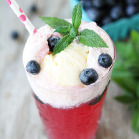 Pomegranate Blueberry Float Recipe | Float Recipe