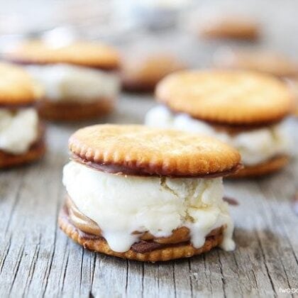 Ritz Ice Cream Sandwiches