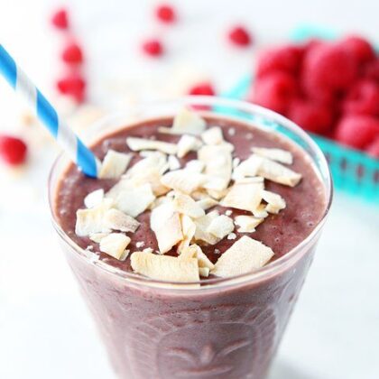 Raspberry Coconut Smoothie Recipe