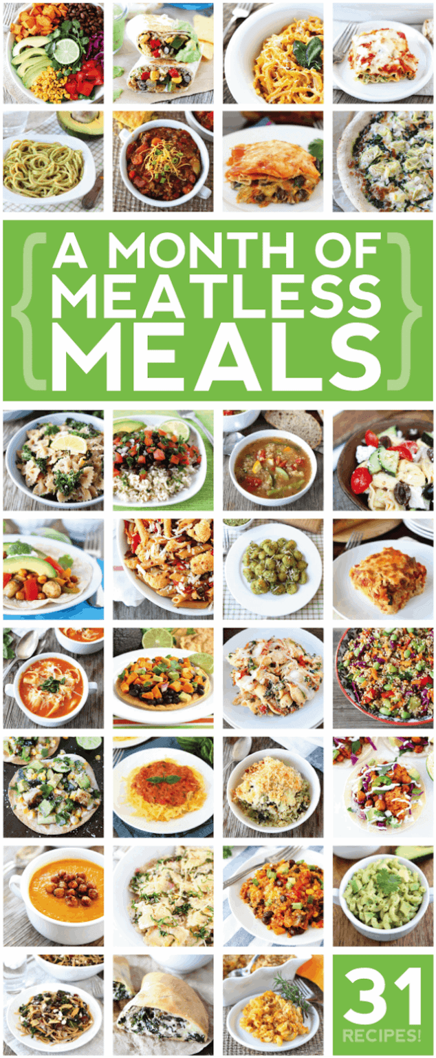 Meatless Meals {Vegetarian Recipes}