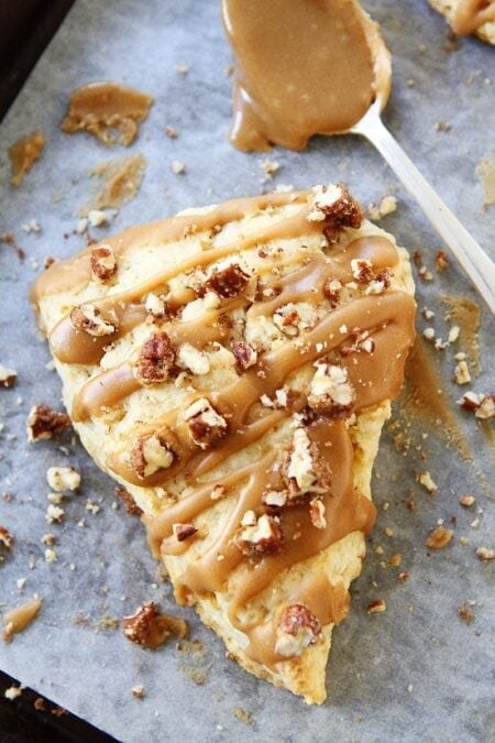 Maple Scone Recipe {Bakery Style} - Two Peas & Their Pod