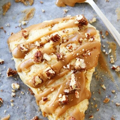 Maple Scone Recipe {Bakery Style} - Two Peas & Their Pod