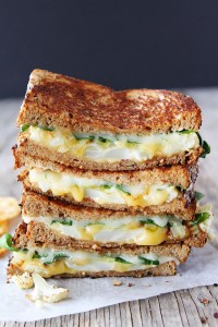 Cauliflower Grilled Cheese