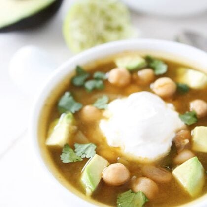 White Chickpea Chili Recipe