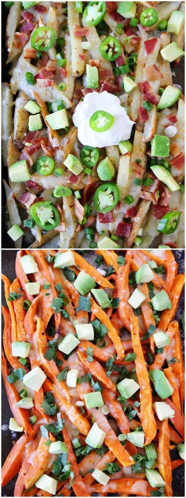 Loaded Cheese Fries {2 Kinds!}