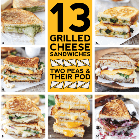 Roasted Broccoli Grilled Cheese