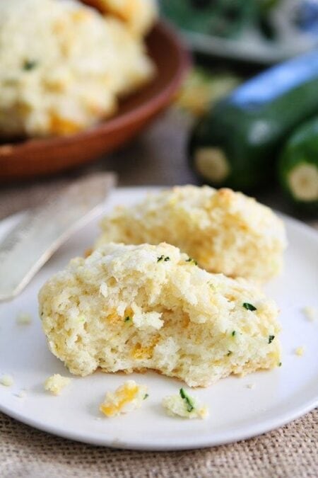 Three Cheese Zucchini Biscuits