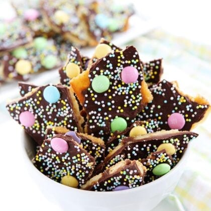 Saltine Cracker Toffee Recipe Two Peas & Their Pod