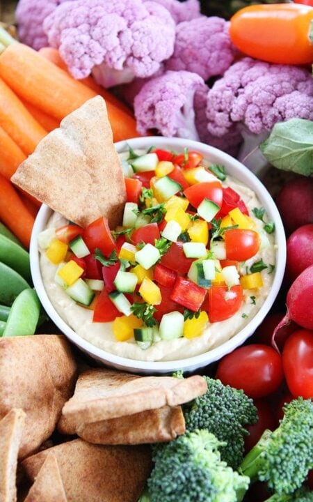 Veggie Hummus Recipe