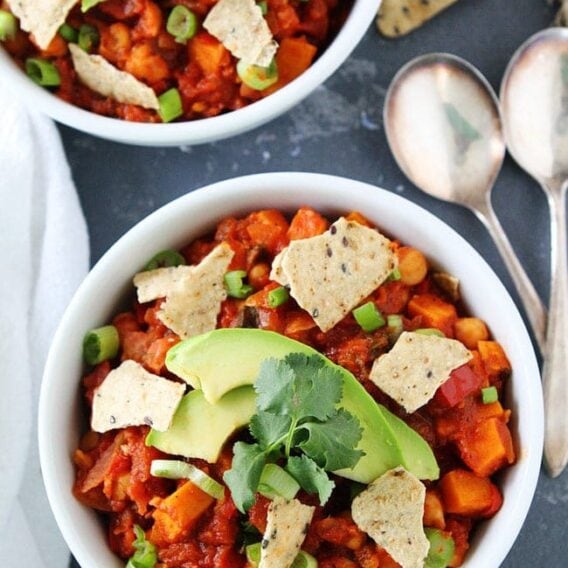 Sweet Potato Chickpea Chili
