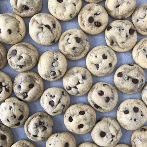 Perfect Round Chocolate Chip Cookie