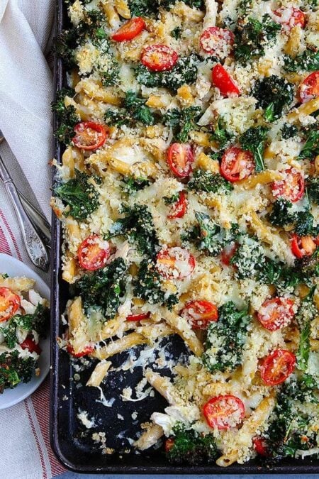 Sheet Pan Pasta Bake Recipe Two Peas & Their Pod