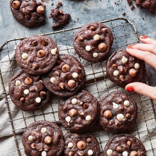 Triple Chip Chocolate Cookies