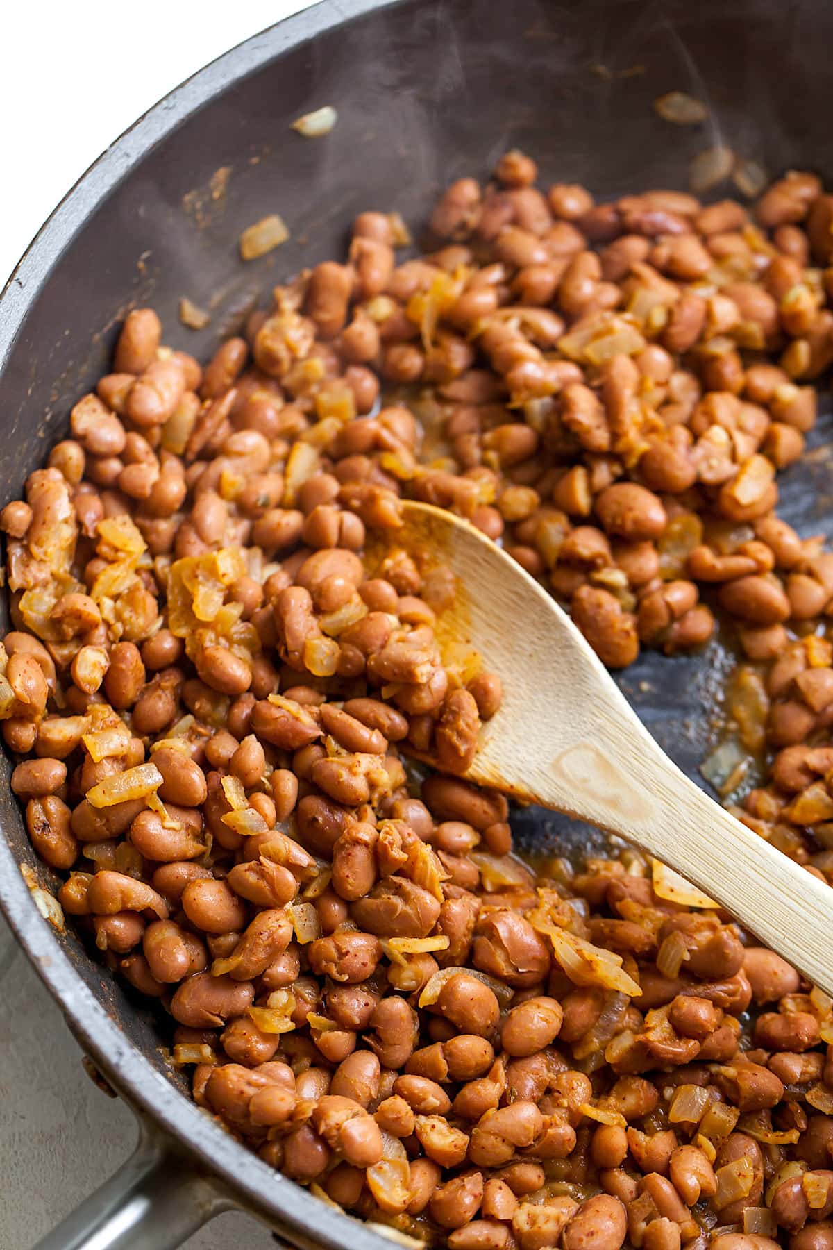 Easy Refried Beans - Two Peas & Their Pod