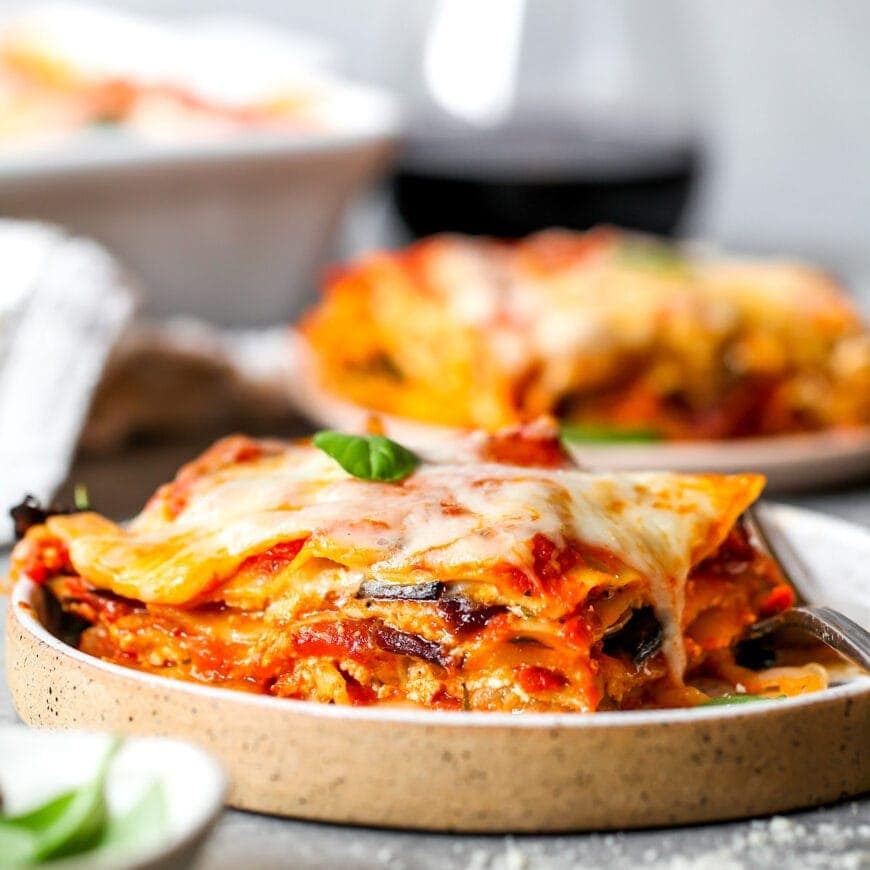 Vegetable Lasagna {Vegetarian} - Two Peas & Their Pod