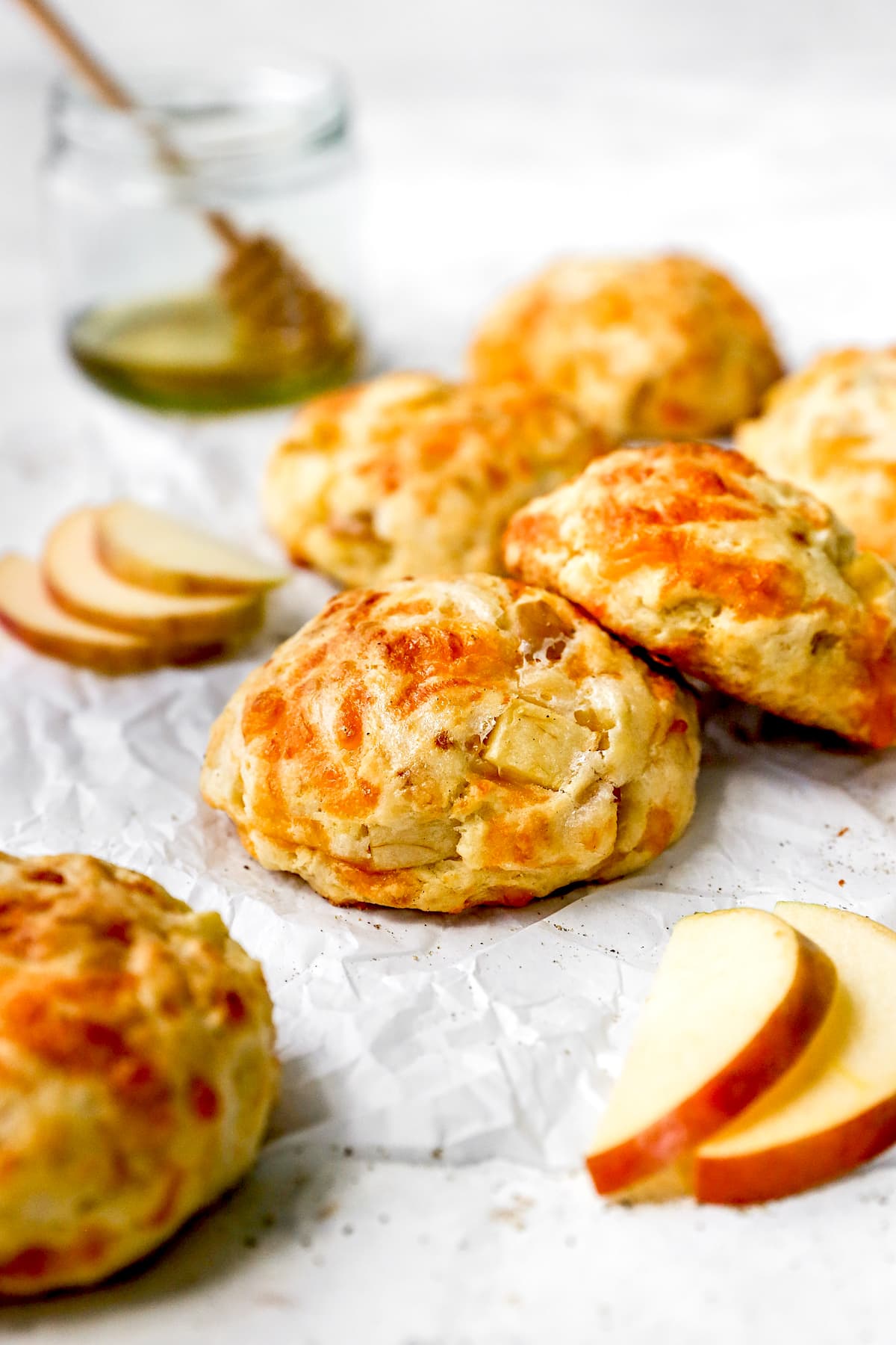 Apple Cheddar Biscuits - Two Peas & Their Pod