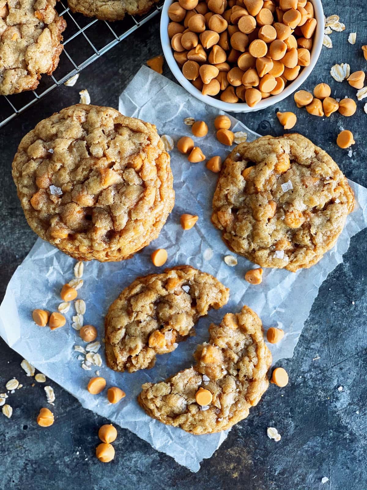 Oatmeal Scotchies {Soft & Chewy} - Two Peas & Their Pod