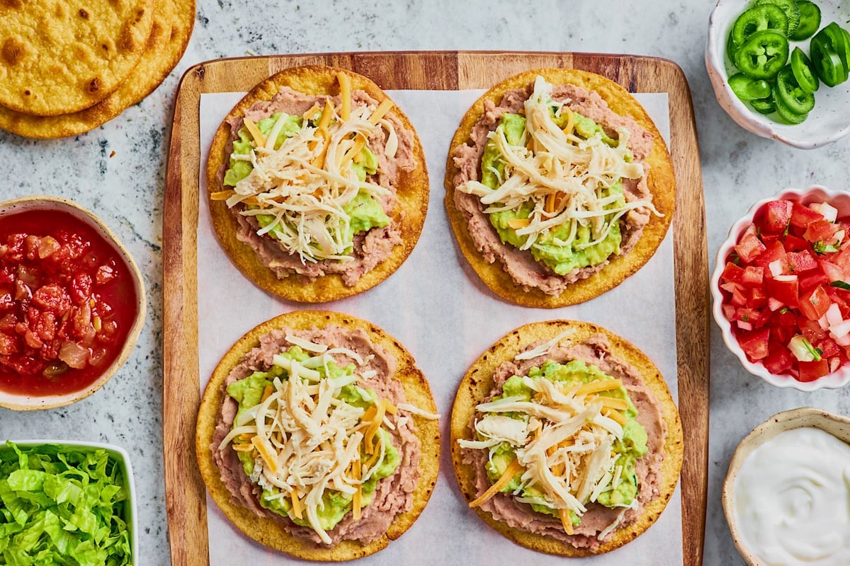 Easy Tostadas {Family Favorite} - Two Peas & Their Pod Easy Tostadas {Family Favorite} - Two Peas & Their Pod