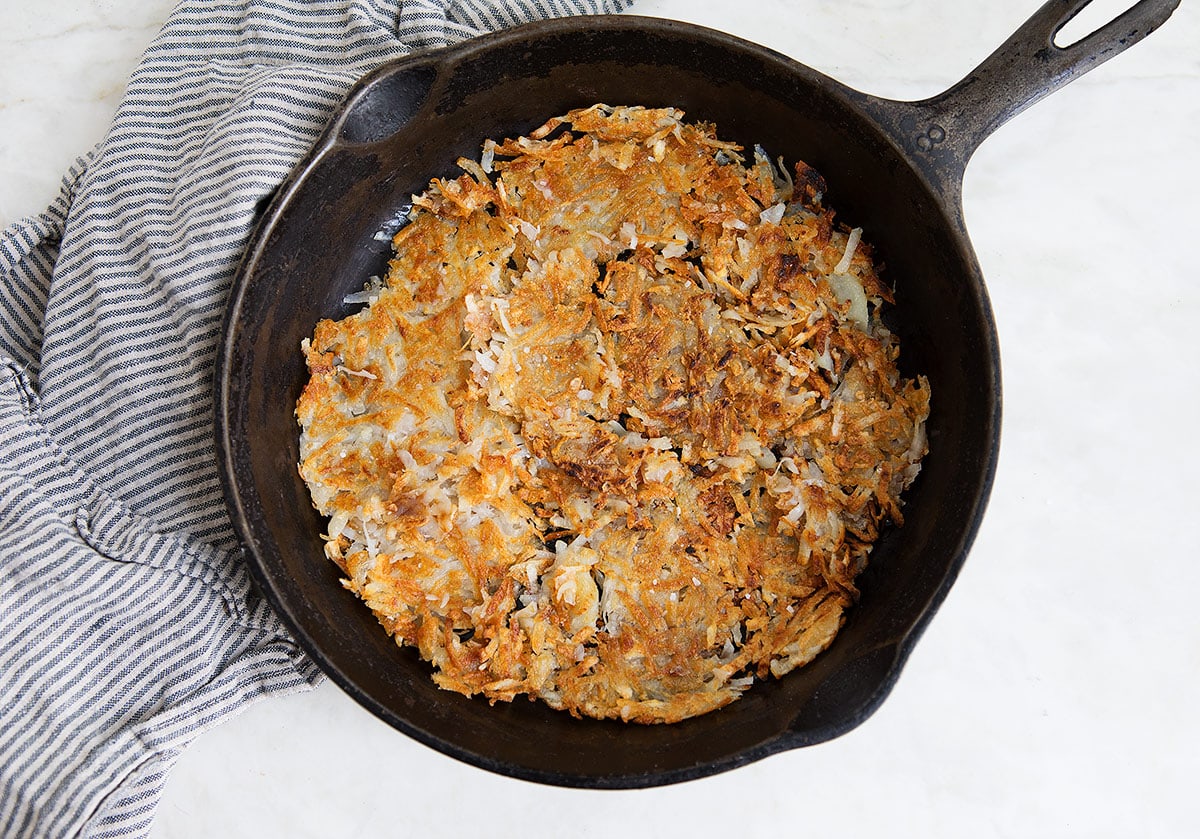 Crispy Hash Browns {Homemade} - Two Peas & Their Pod