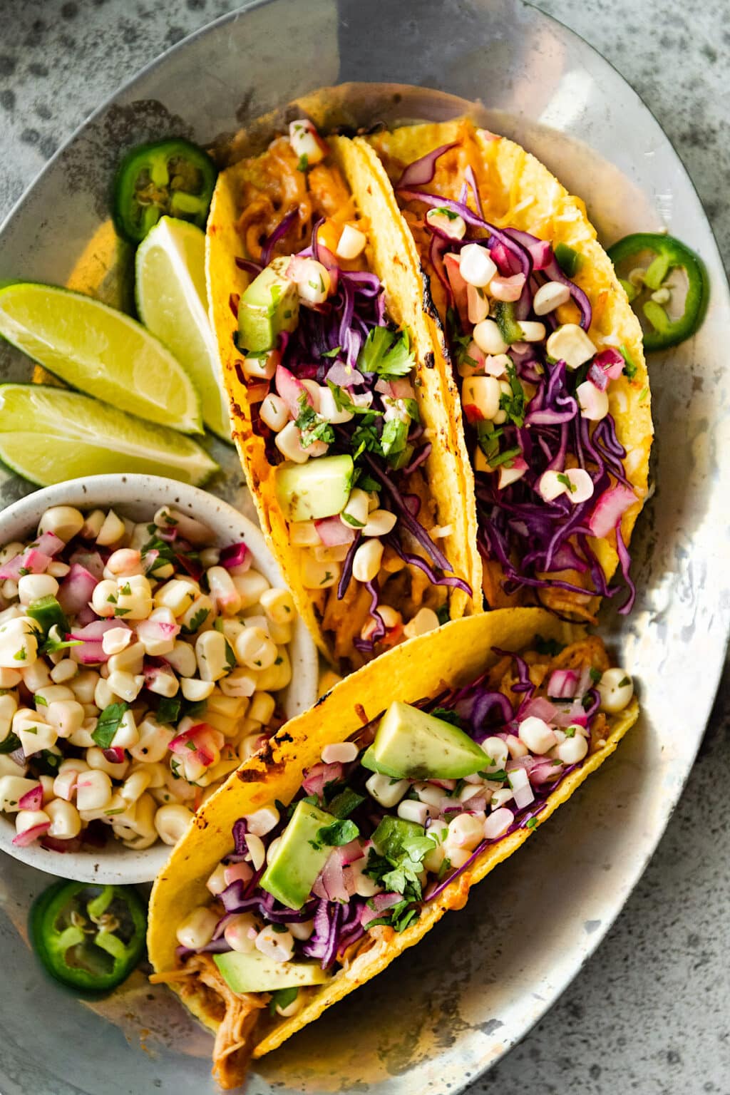 Baked BBQ Chicken Tacos