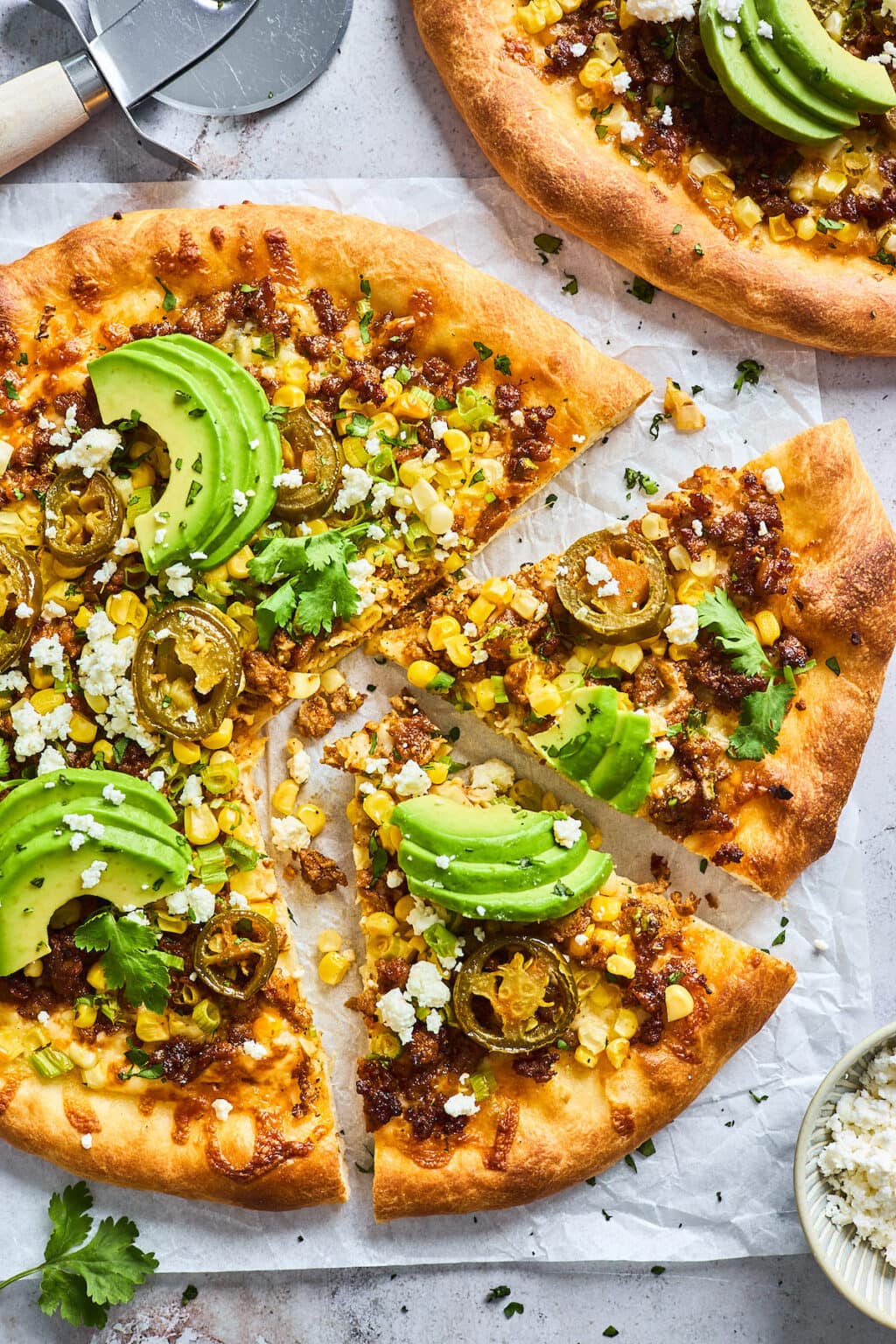 Chorizo Corn Pizza {Fantastic Flavors!} - Two Peas & Their Pod