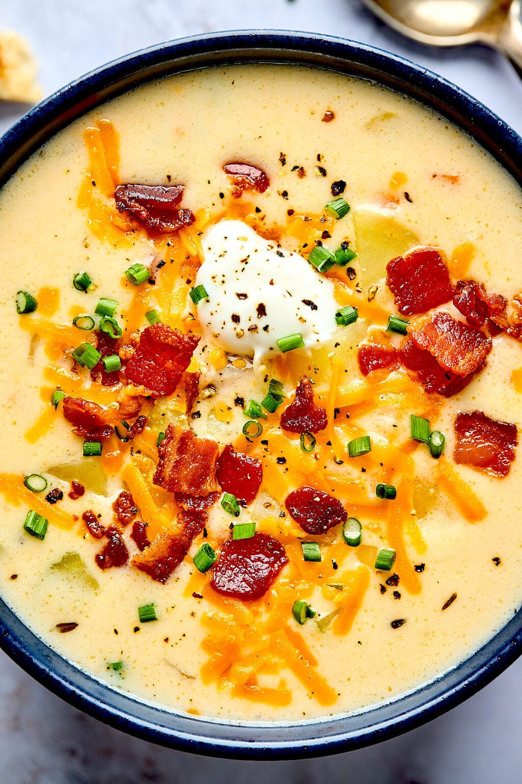 Potato Soup {the BEST!} - Two Peas & Their Pod