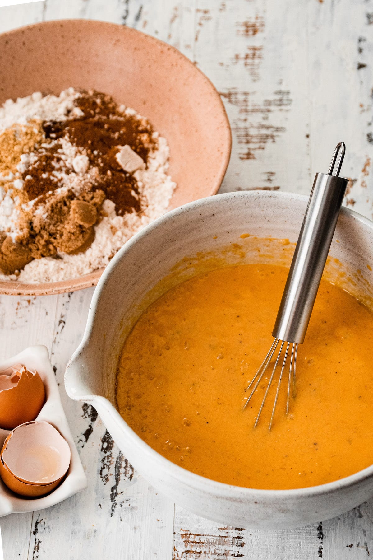 Pumpkin Waffles {Brown Butter} - Two Peas & Their Pod