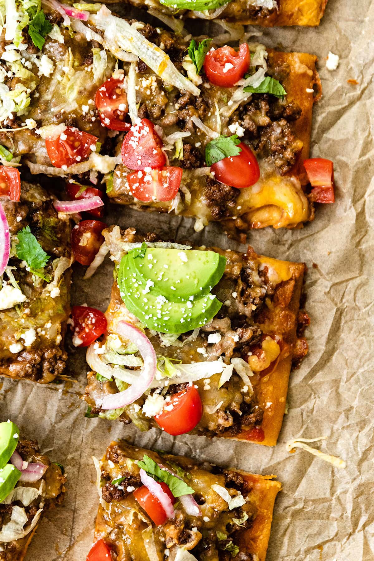 Taco Pizza {Easy!} - Two Peas & Their Pod