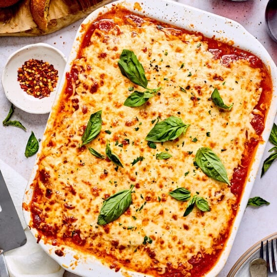 Polenta Lasagna {Easy & Gluten-Free} - Two Peas & Their Pod