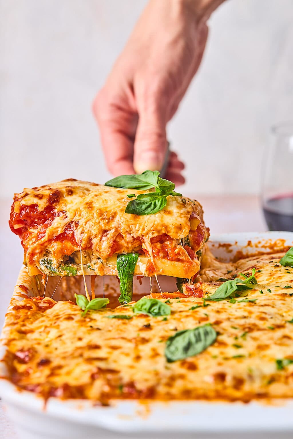 Polenta Lasagna {Easy & Gluten-Free} - Two Peas & Their Pod