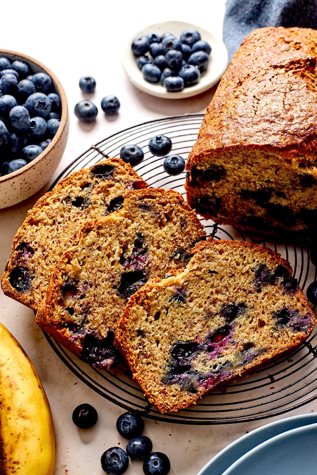 Blueberry Banana Bread - Two Peas & Their Pod