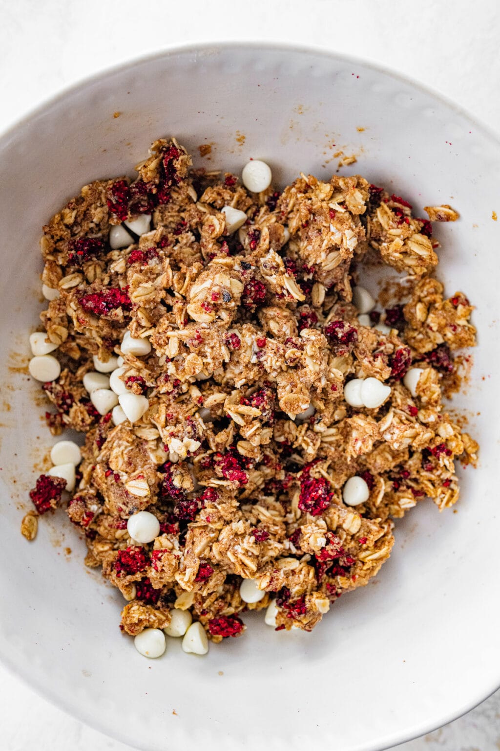 White Chocolate Raspberry Energy Balls