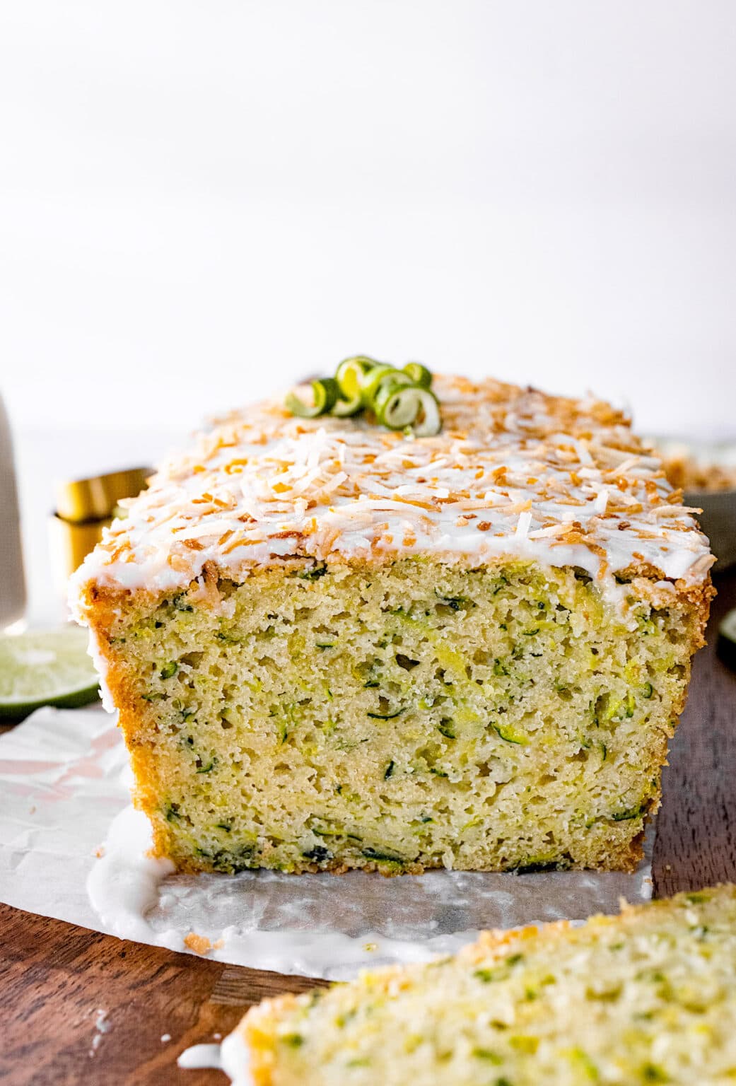Coconut Lime Zucchini Loaf