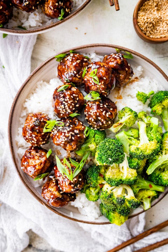Teriyaki Chicken Meatballs