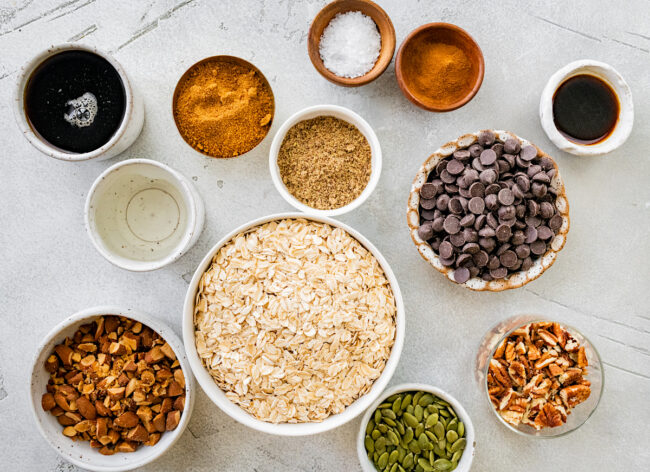 Chocolate Chip Cookie Granola Clusters