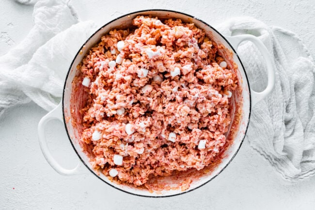 Strawberry Rice Krispie Treats