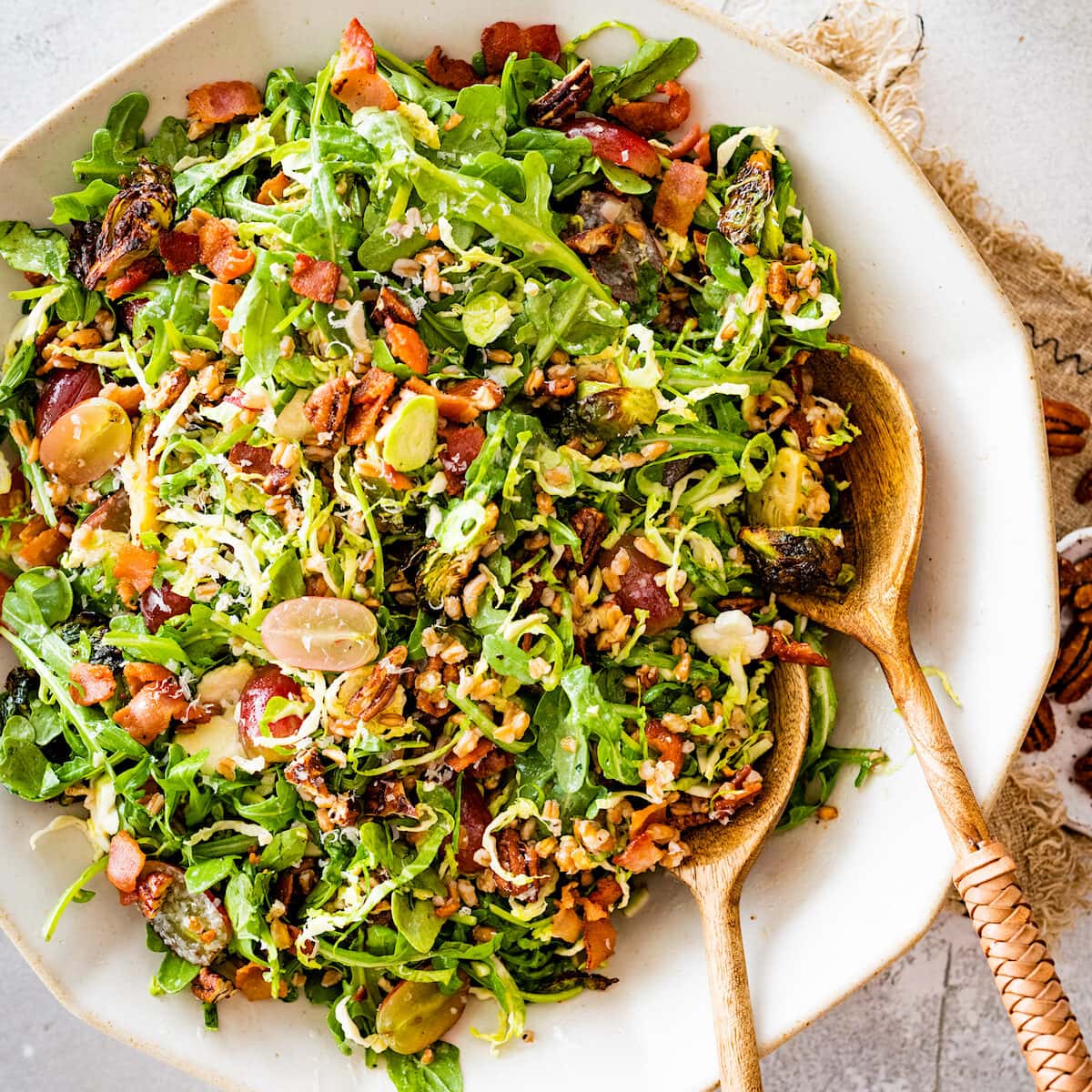 Bacon Brussels Sprouts Salad