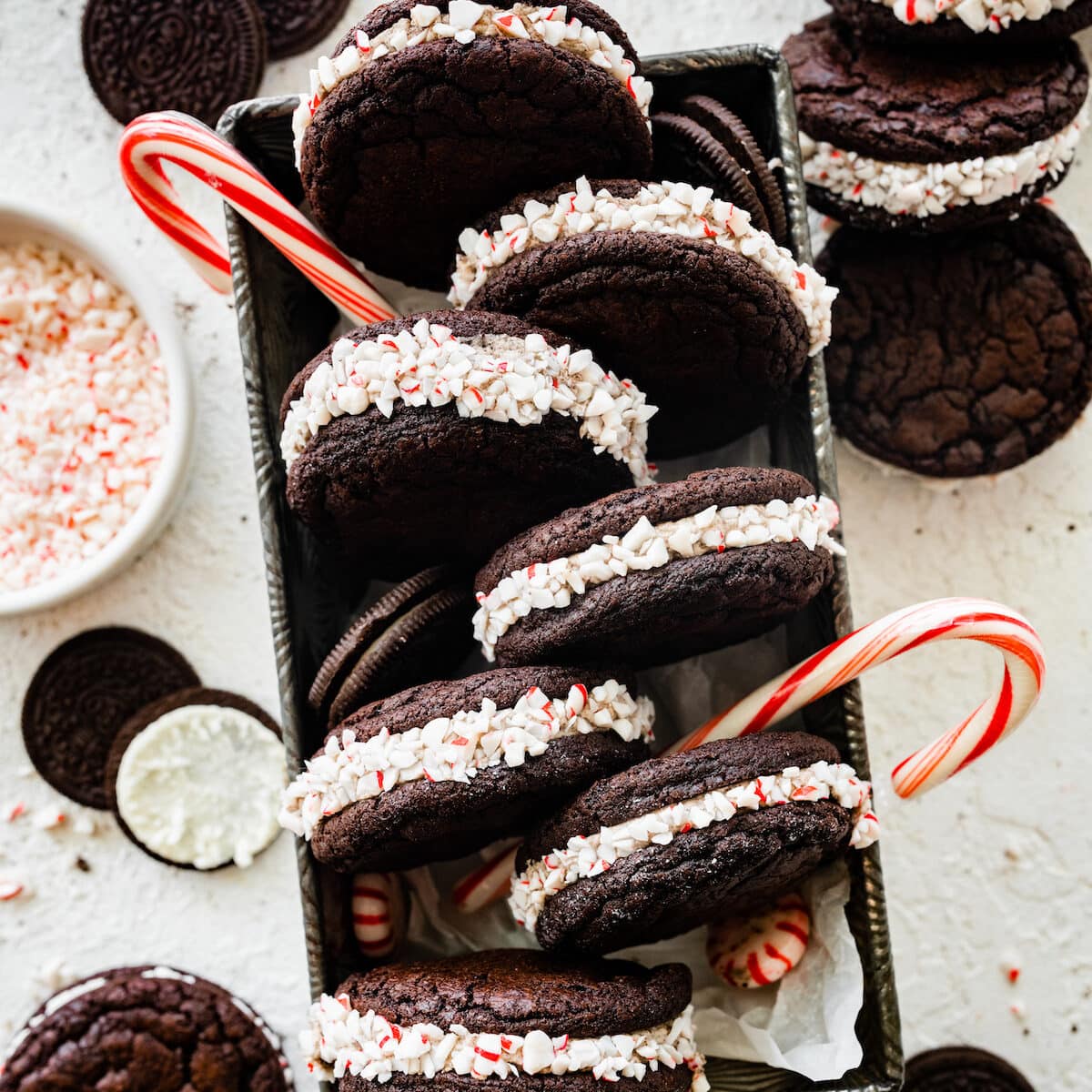 Homemade Peppermint Oreos