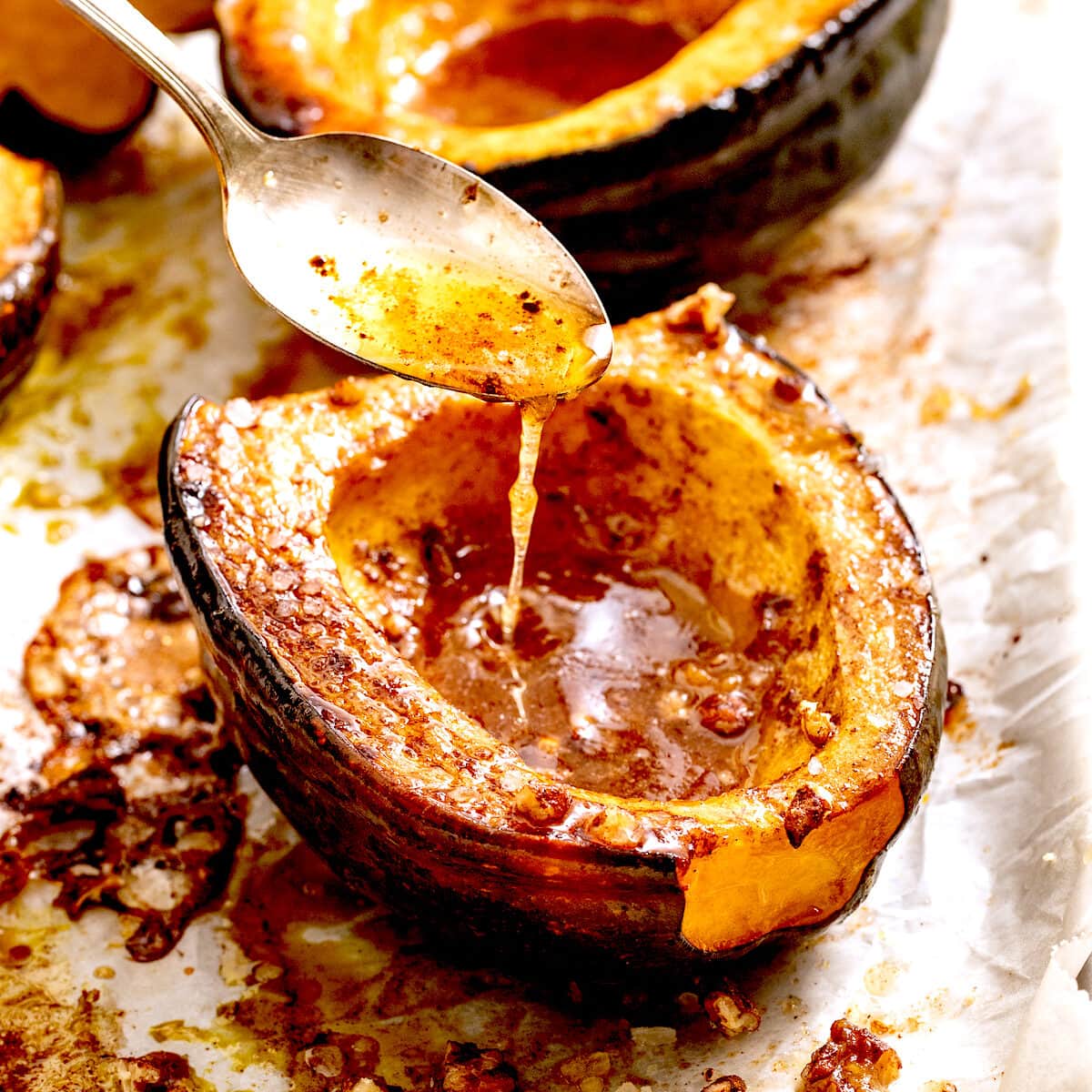 Roasted Acorn Squash - Two Peas & Their Pod