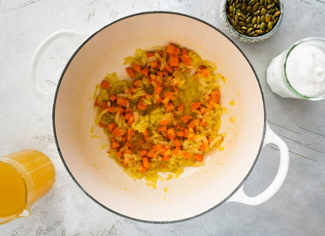 Roasted Butternut Squash Pear Ginger Soup