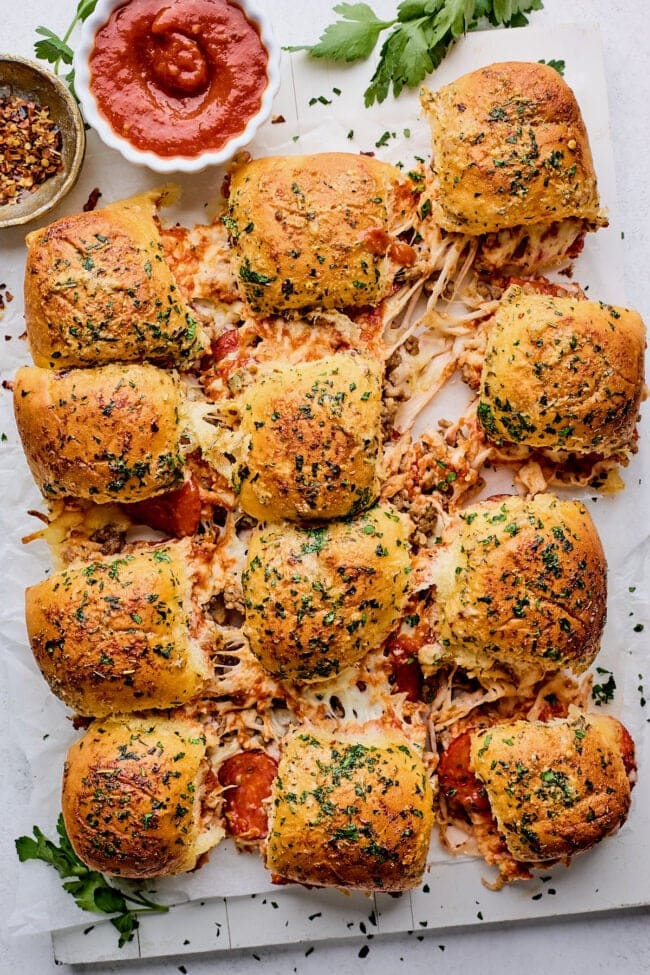 Pizza Sliders - Two Peas & Their Pod