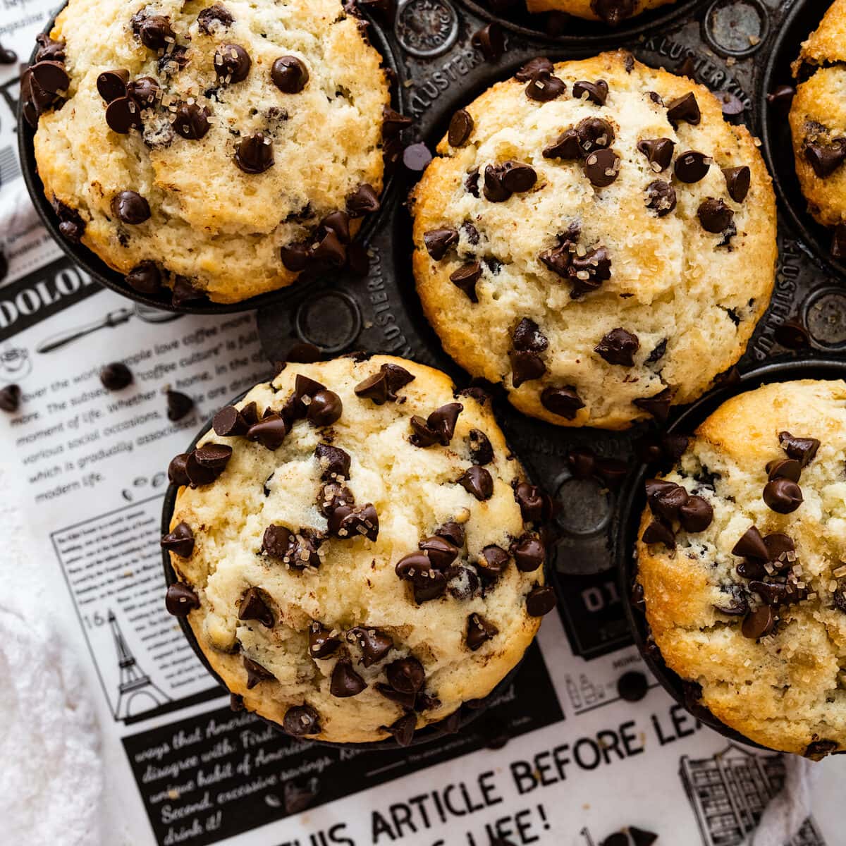 Chocolate Chip Muffins - Two Peas and Their Pod - Lumemp.com