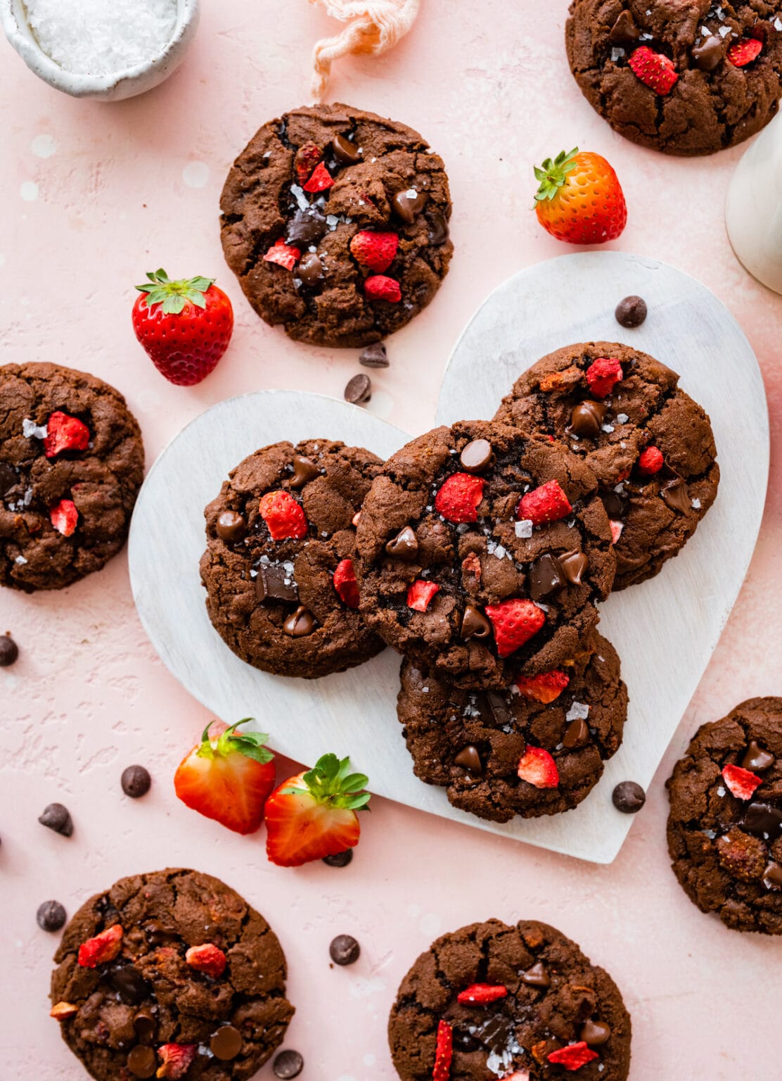 Strawberry Chocolate Cookies