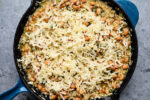 Cheesy Rice and Bean Skillet