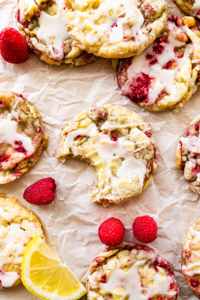 Lemon Raspberry Cookies