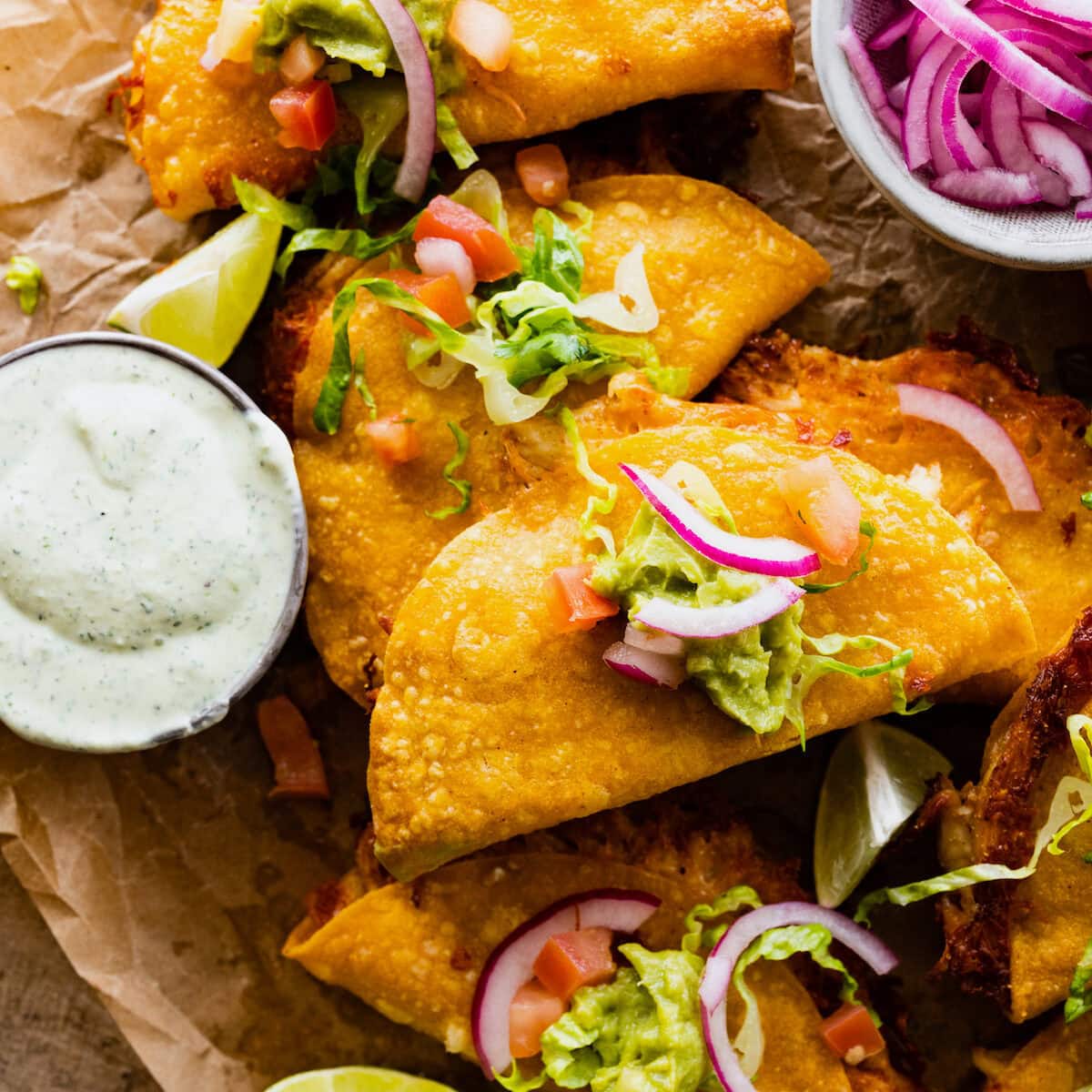 Crispy Chicken Tacos