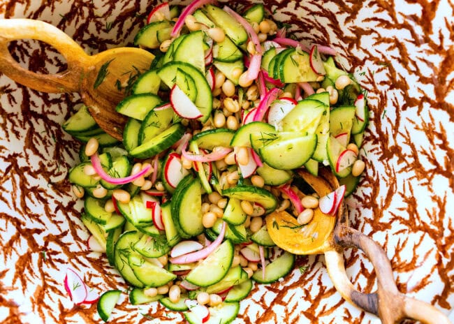 White Bean Cucumber Salad